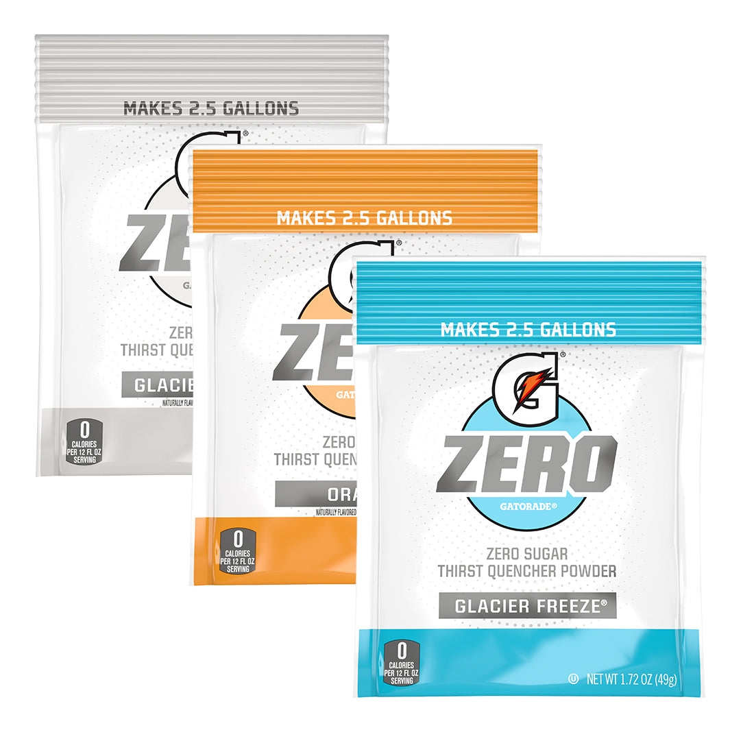 Gatorade Zero 2.5 Gallon Pouches | Sugar Free Powder Mix – Powder Mix ...