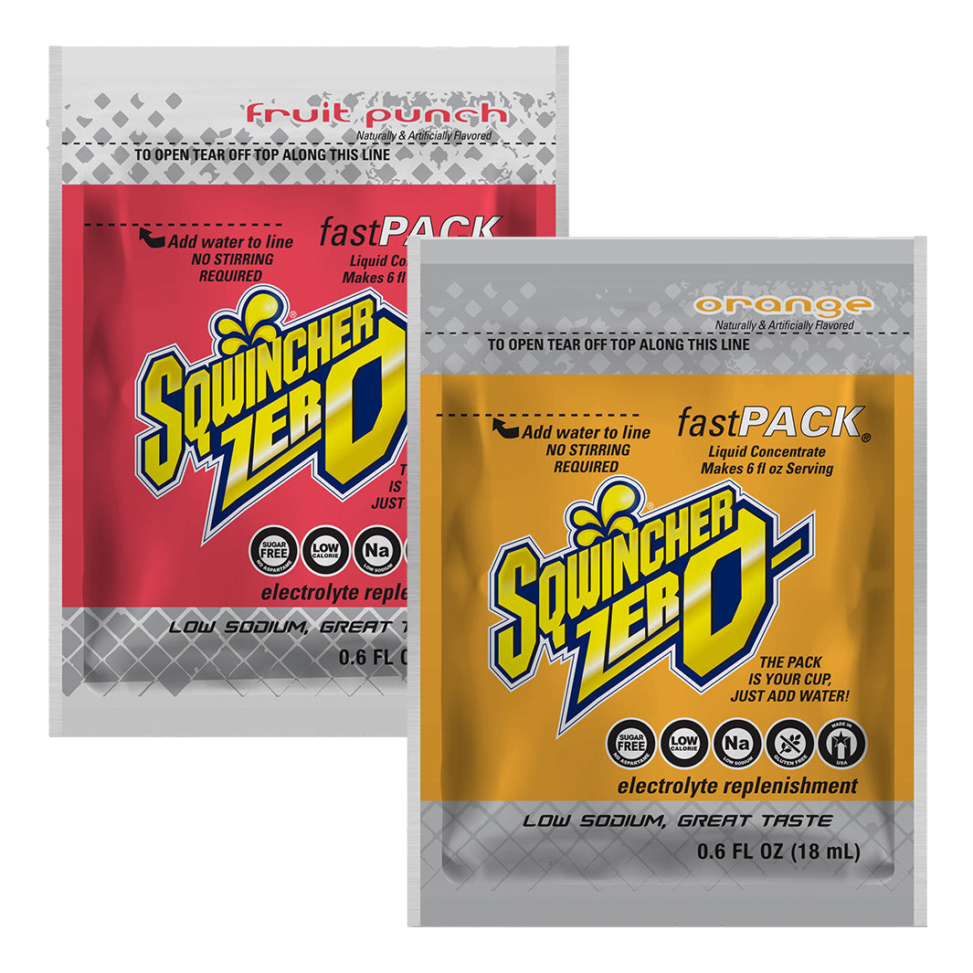 Sqwincher Zero Fast Packs | Single Serve Concentrate – Powder Mix Direct